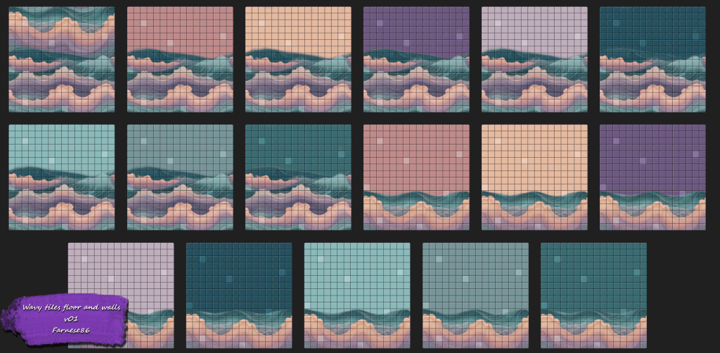 Wavy tiles for floor and walls - Gallery - The Sims 4 Build / Buy - CurseForge