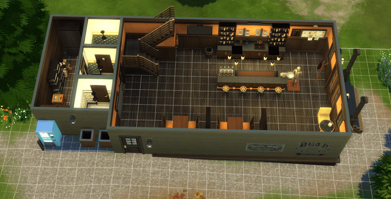 Totter Park with Pub - BG & High School Years - The Sims 4 Rooms / Lots ...