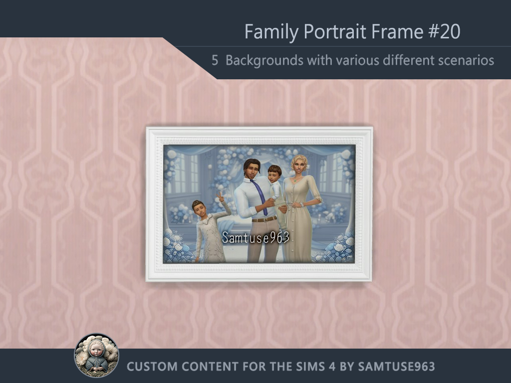 Family Portrait Frame #20 Samtuse963 - Gallery - The Sims 4 Build / Buy ...