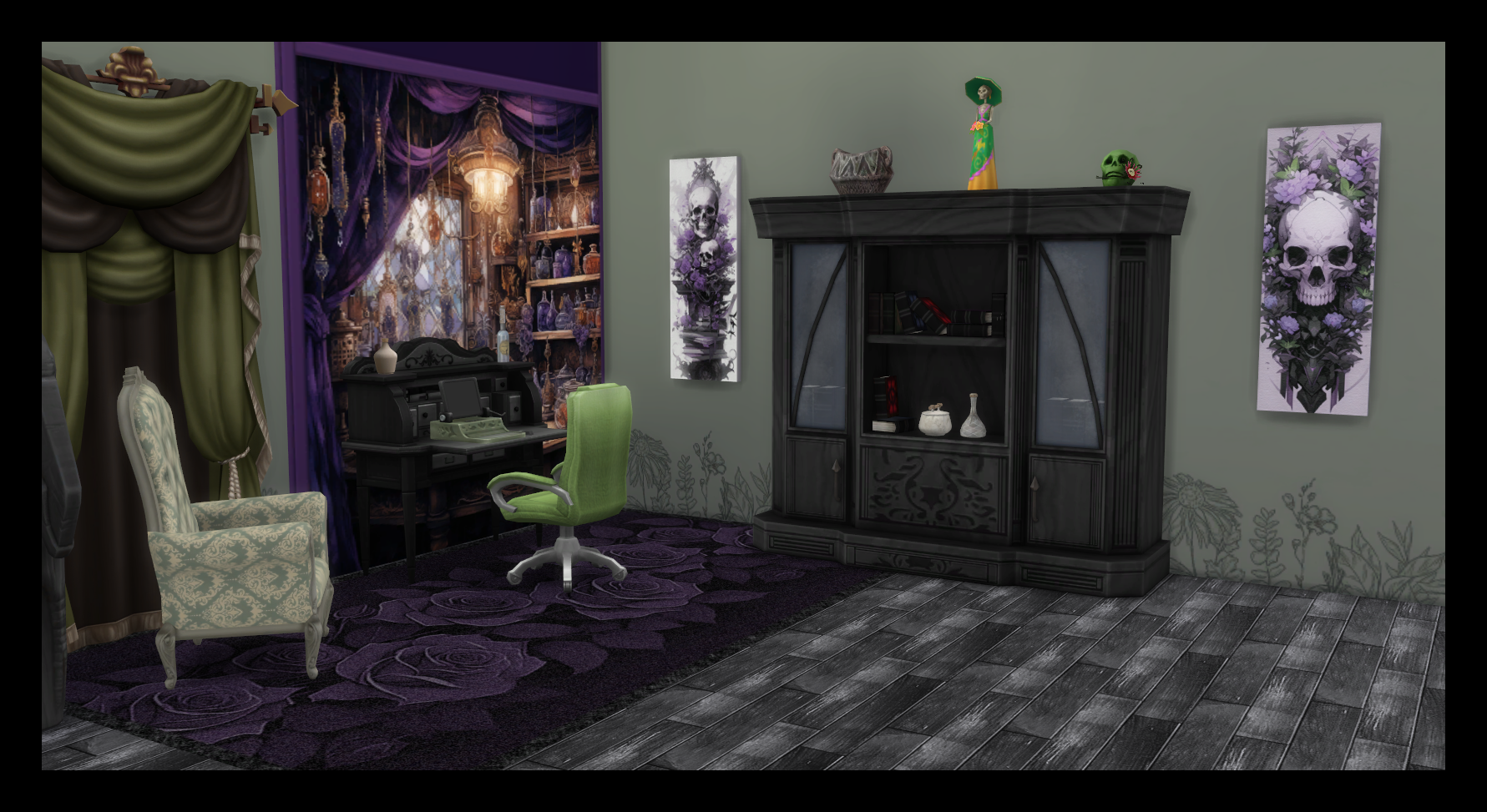 Skulls Bookmarks Paintings - Gallery - The Sims 4 Build / Buy - CurseForge