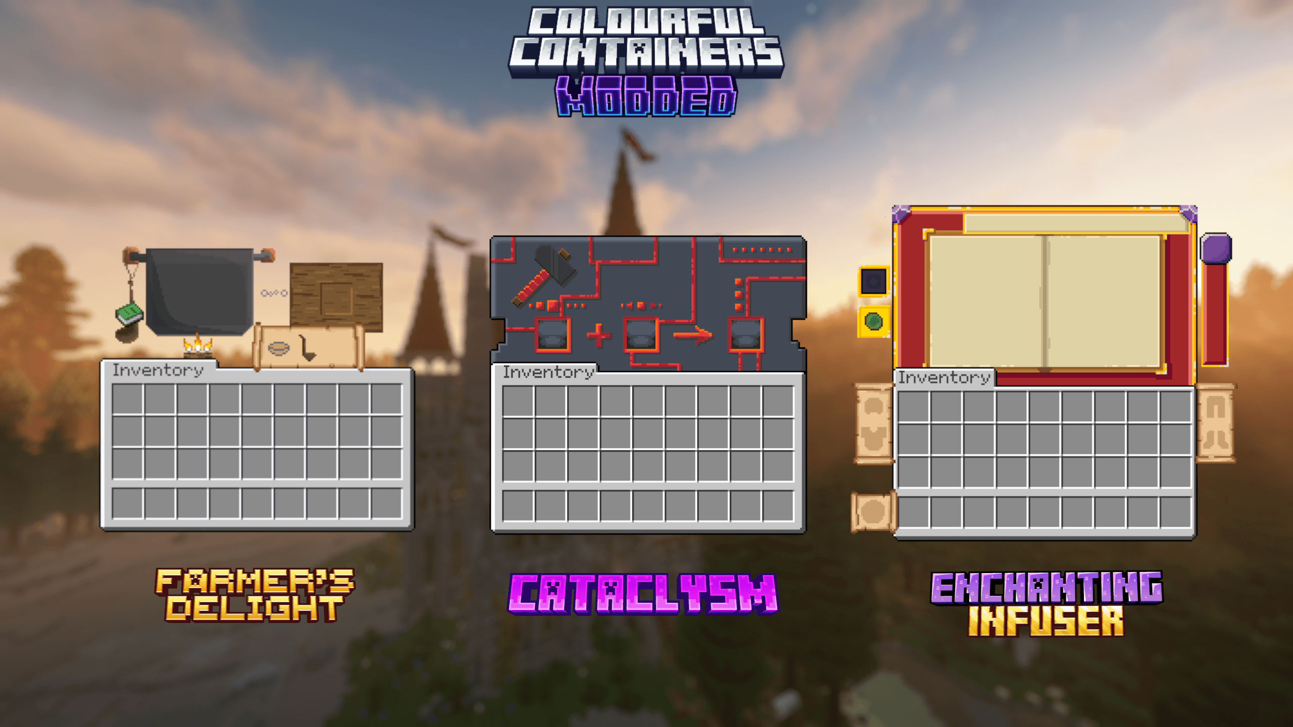 Colourful Containers: Modded GUI Compat - Minecraft Resource Packs ...