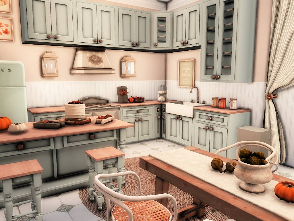 Mint Farm Kitchen - The Sims 4 Rooms / Lots - CurseForge
