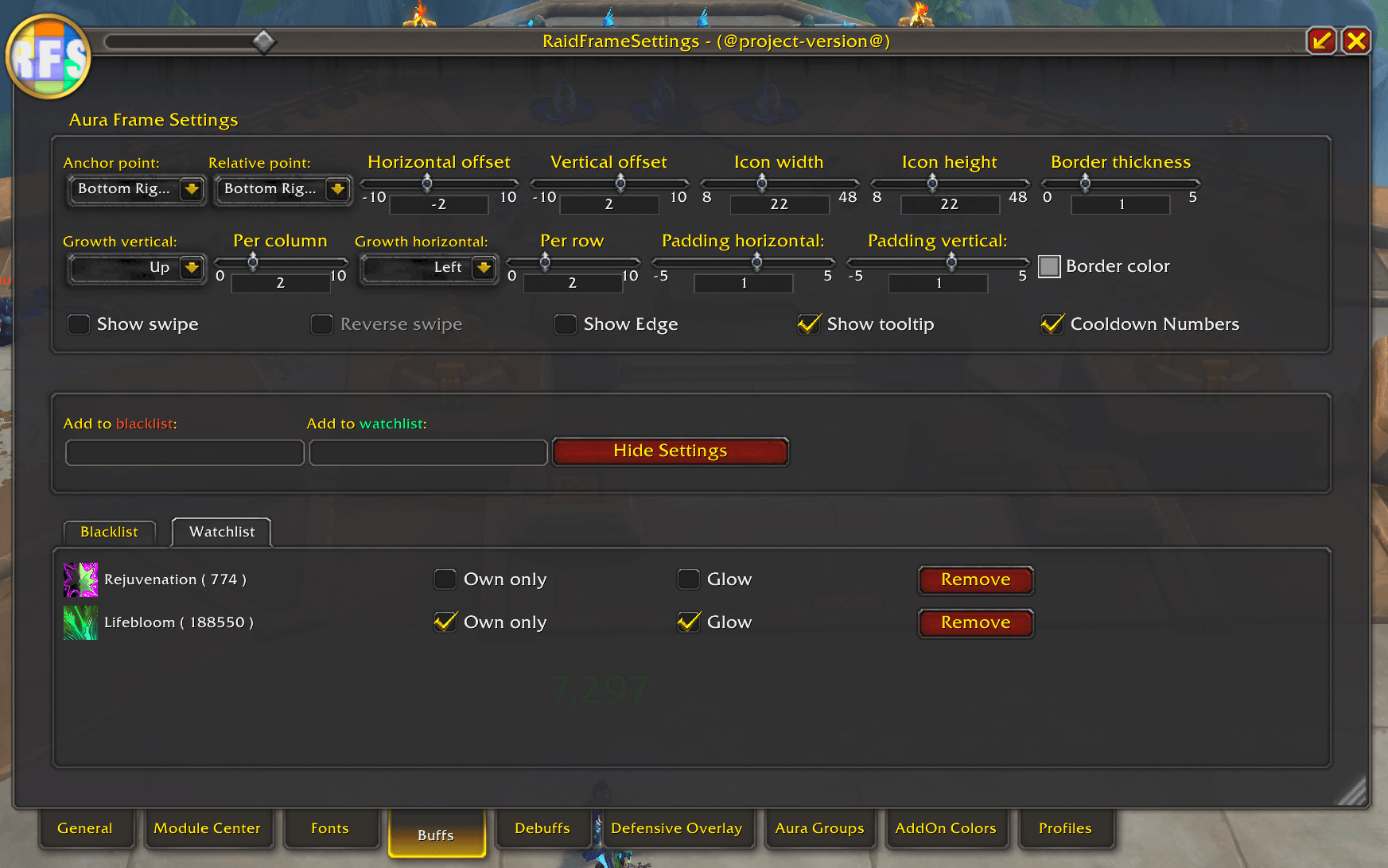 RaidFrameSettings - Blizzard Raid Frames Customization - Gallery ...