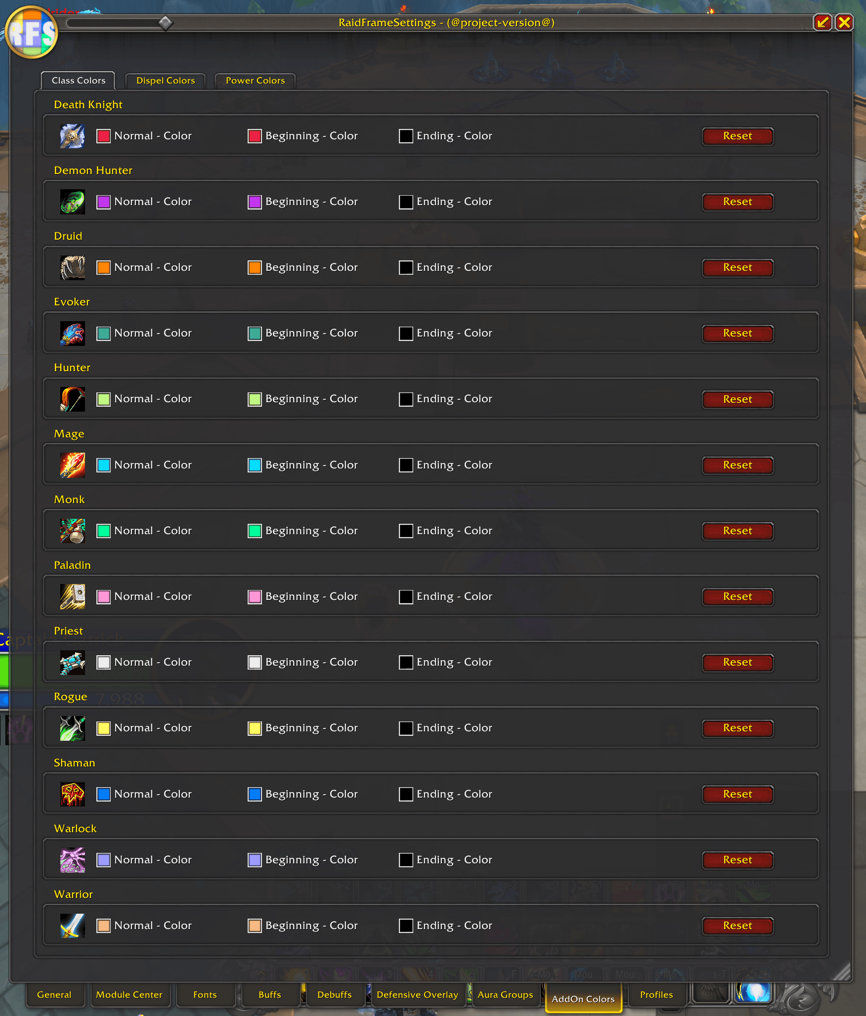 RaidFrameSettings - Blizzard Raid Frames Customization - Gallery - World of Warcraft Addons ...