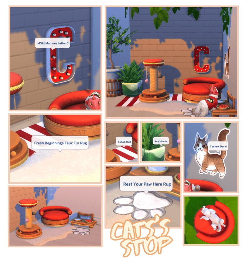 Cat's Stop CC by SNOOTYSIMS - Gallery - The Sims 4 Build / Buy - CurseForge