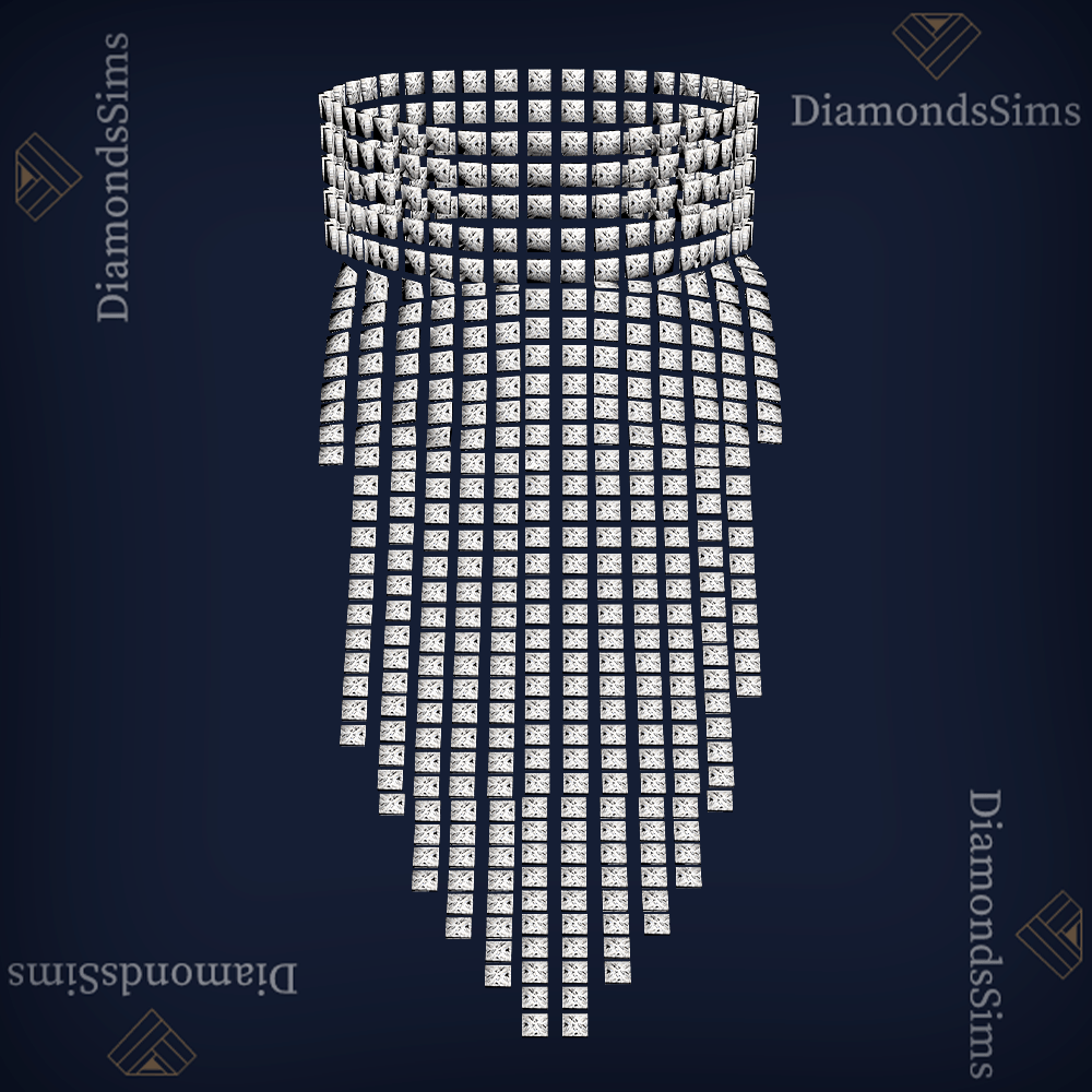 Billion diamonds necklace 87 by diamondssims - The Sims 4 Create a Sim ...