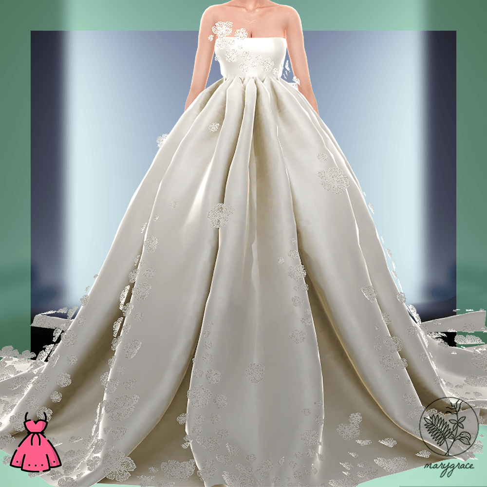 WEDDING GOWN #66 - The Sims 4 Create a Sim - CurseForge