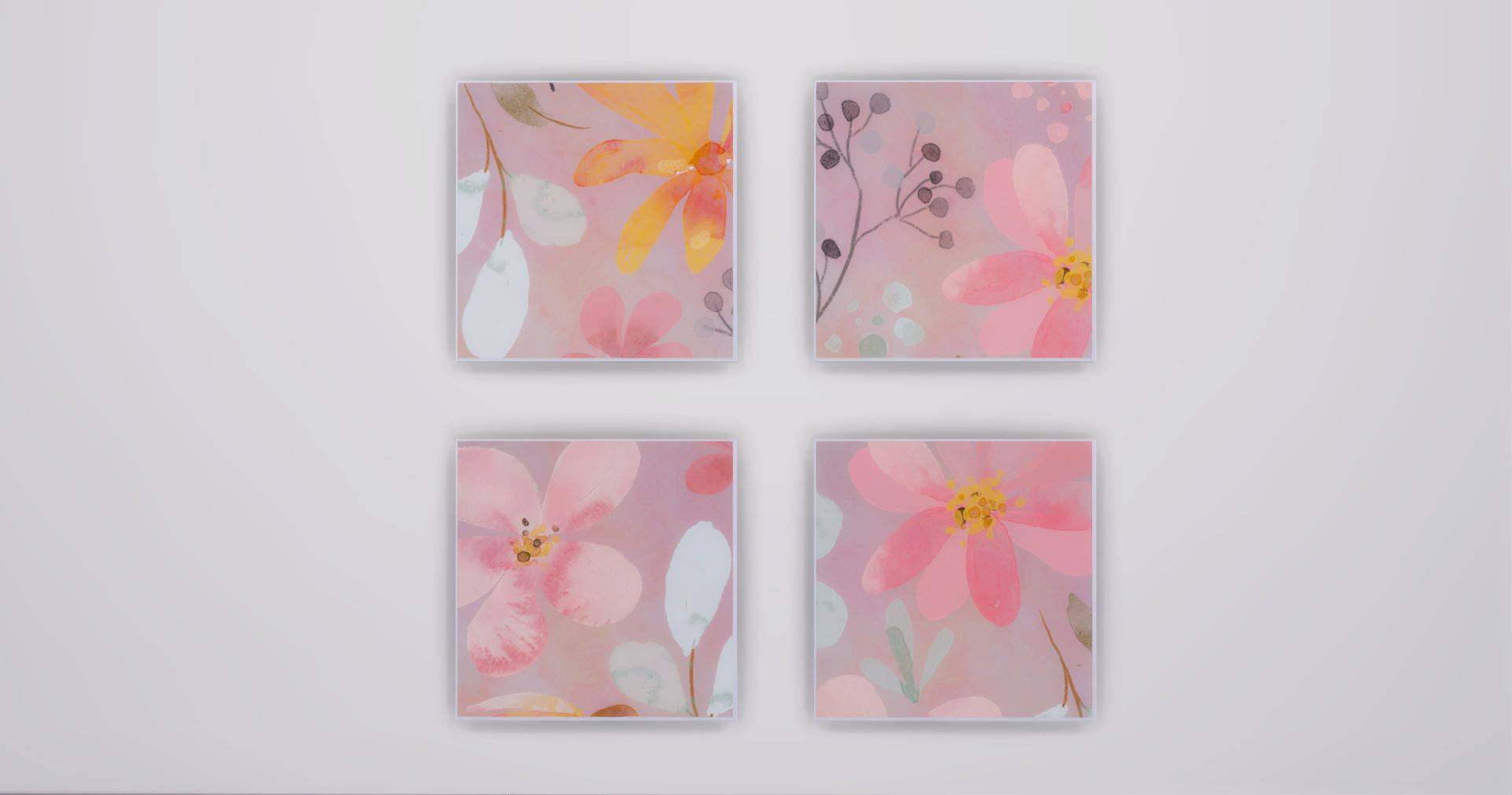 Watercolour Flora Canvas Art - The Sims 4 Build / Buy - CurseForge