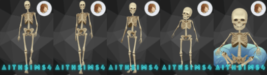 Skeletons Hair Useable Body Version - The Sims 4 Create a Sim - CurseForge
