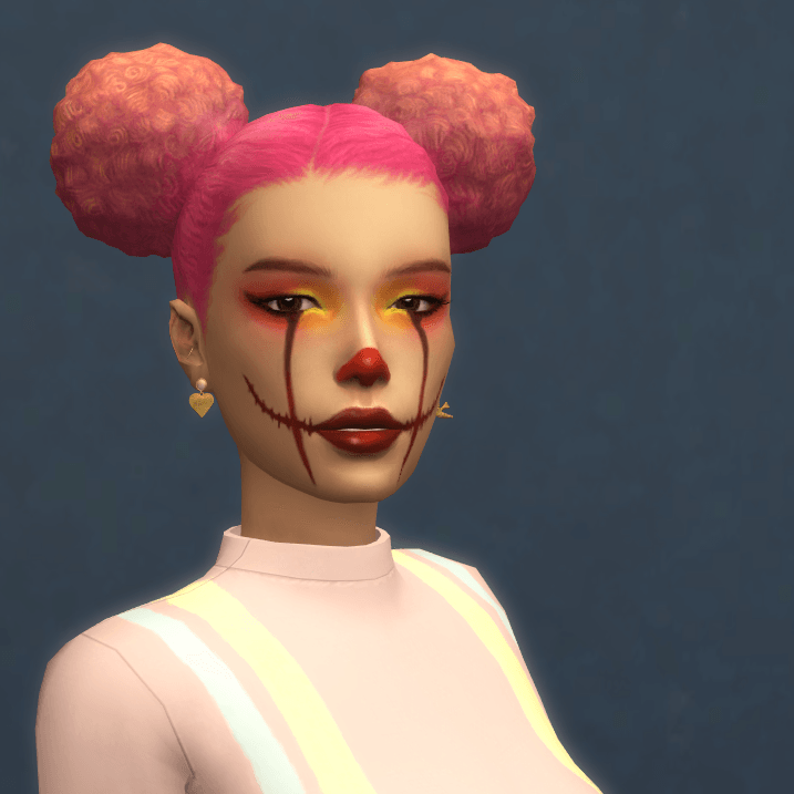Halloween makeup "Inferno Glam" - Gallery - The Sims 4 Create a Sim ...