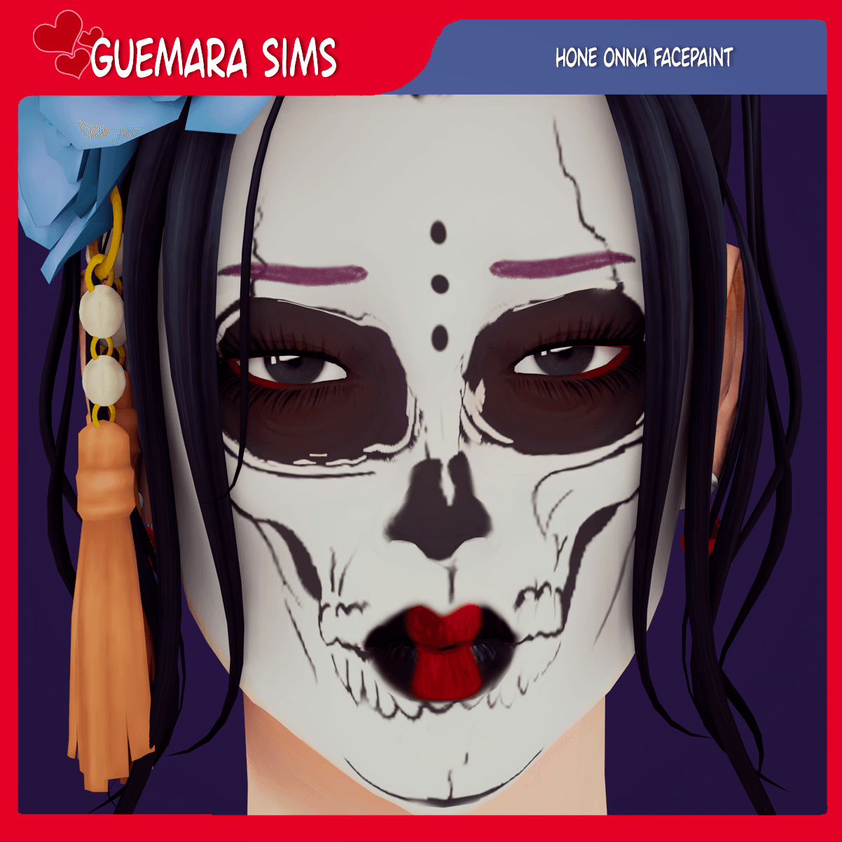 Hone Onna Facepaint - Gallery - The Sims 4 Create a Sim - CurseForge