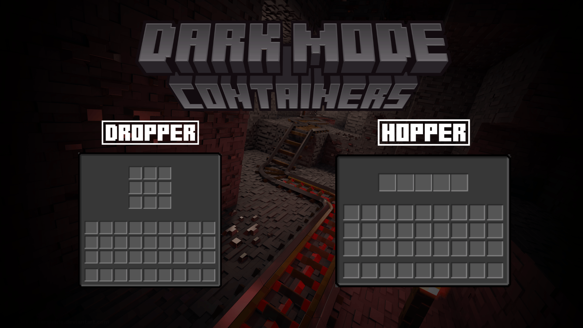 Dark Mode Containers v1 - Gallery - Minecraft Resource Packs - CurseForge