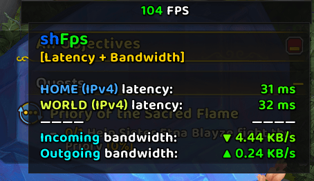 shPerformance (mem/fps/ms) - World of Warcraft Addons - CurseForge