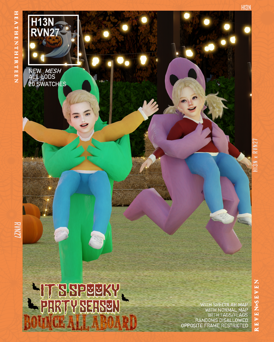 Toddler's Carry Me! Alien Inflatable Spooky Costume - The Sims 4 Create ...