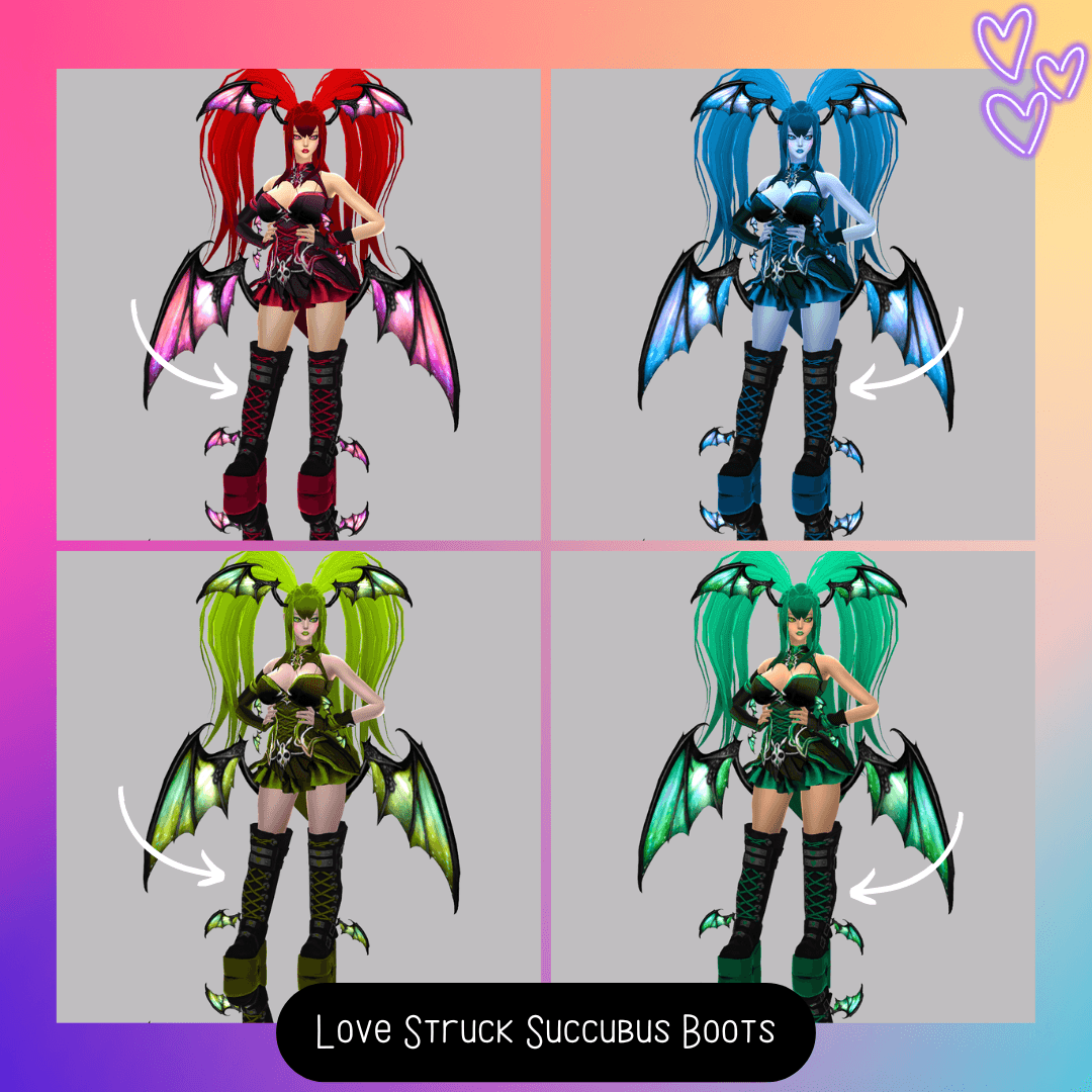 [JBTN] Love Struck Succubus Boots - Gallery - The Sims 4 Create a Sim ...