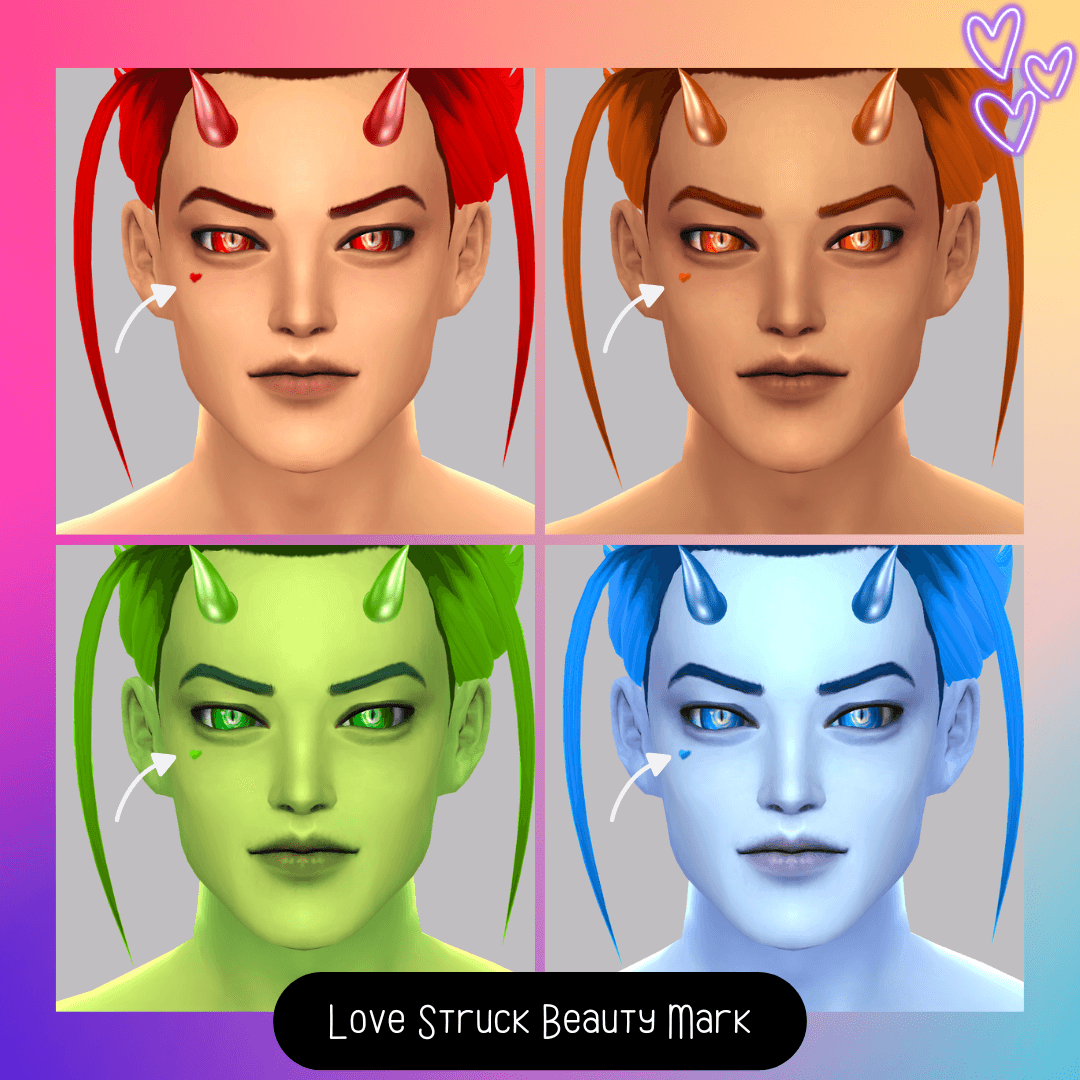[JBTN] Love Struck Beauty Mark - Gallery - The Sims 4 Create a Sim ...