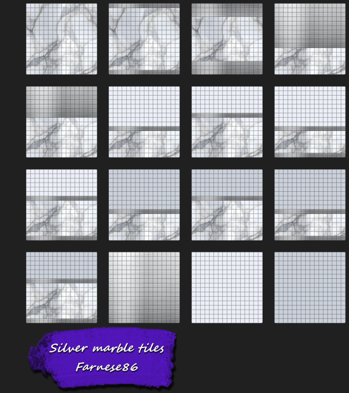 Silver marble tiles for floor and walls - Gallery - The Sims 4 Build ...