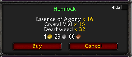 Hemlock Reloaded - Gallery - World of Warcraft Addons - CurseForge