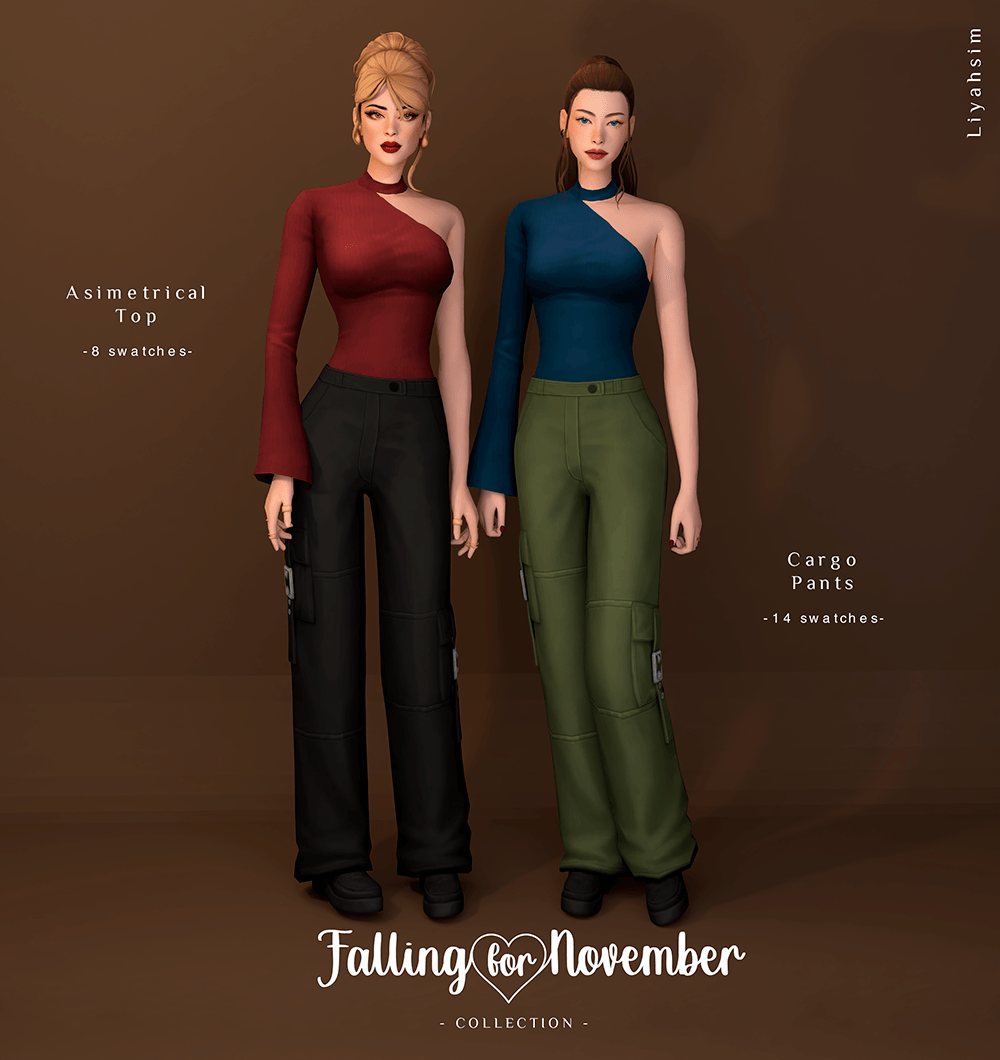 [Falling for November] Cargo Pants - Gallery - The Sims 4 Create a Sim ...