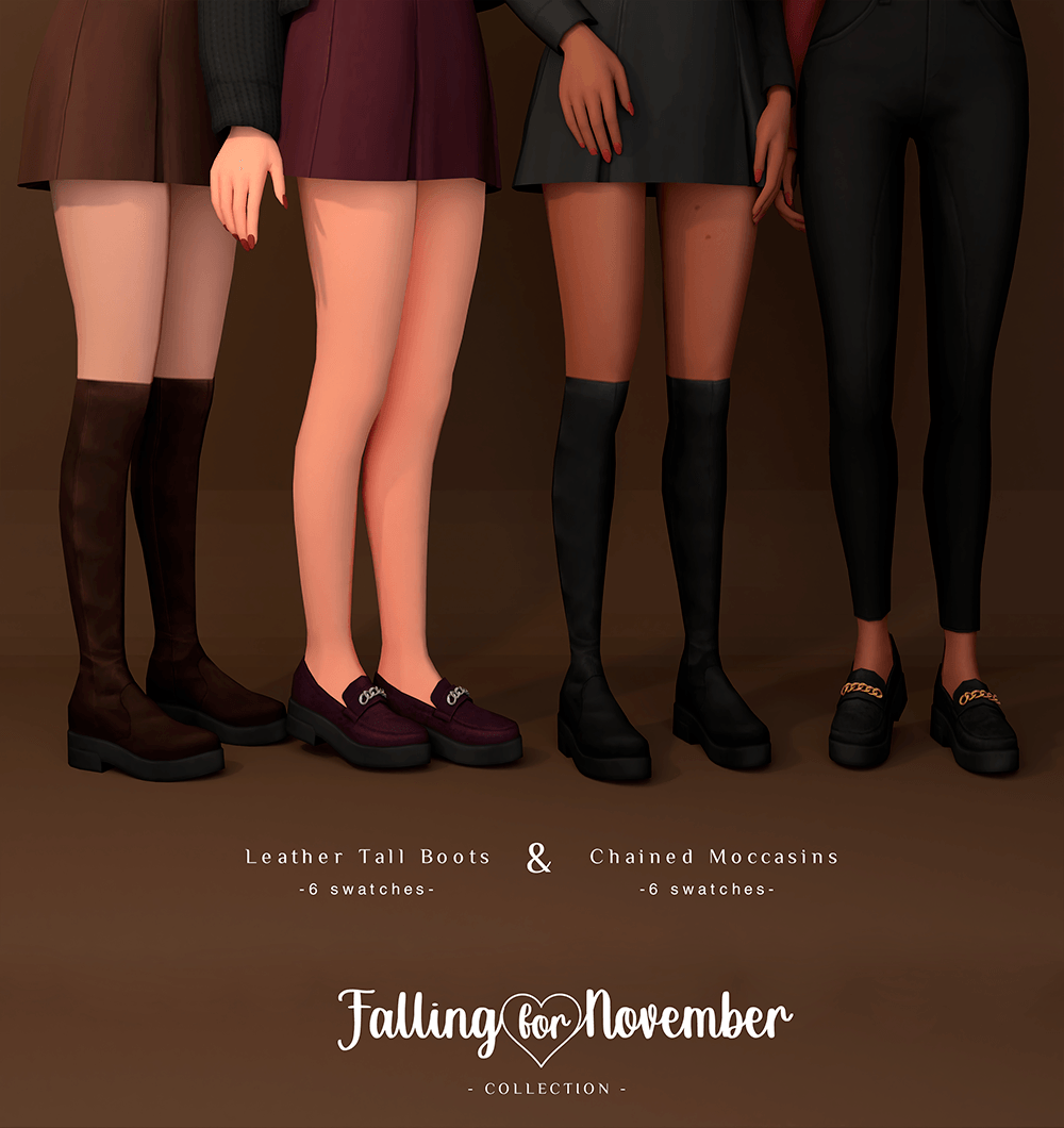 [Falling for November] Chained Moccasins - Gallery - The Sims 4 Create ...