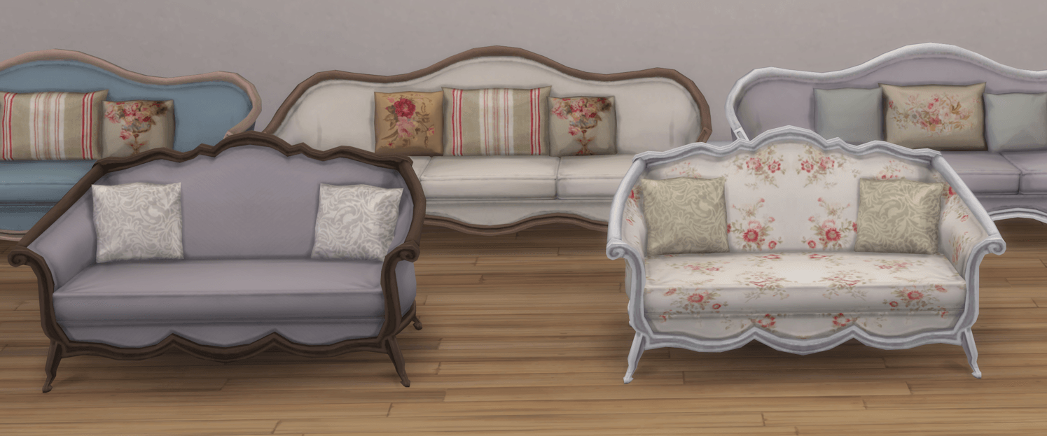 French Country Sofas & Loveseats - The Sims 4 Build / Buy - CurseForge