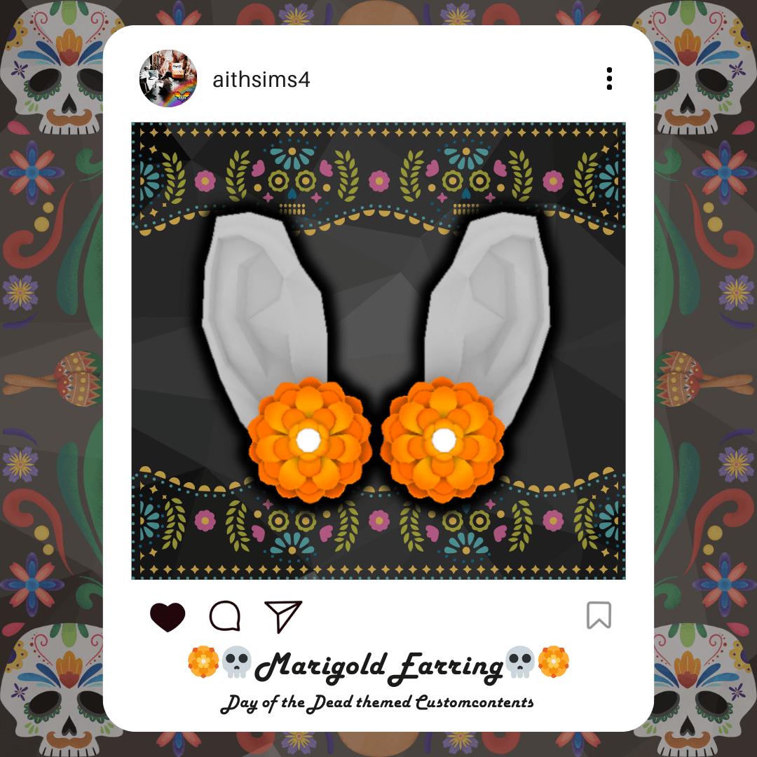 Marigold Earring - The Sims 4 Create a Sim - CurseForge