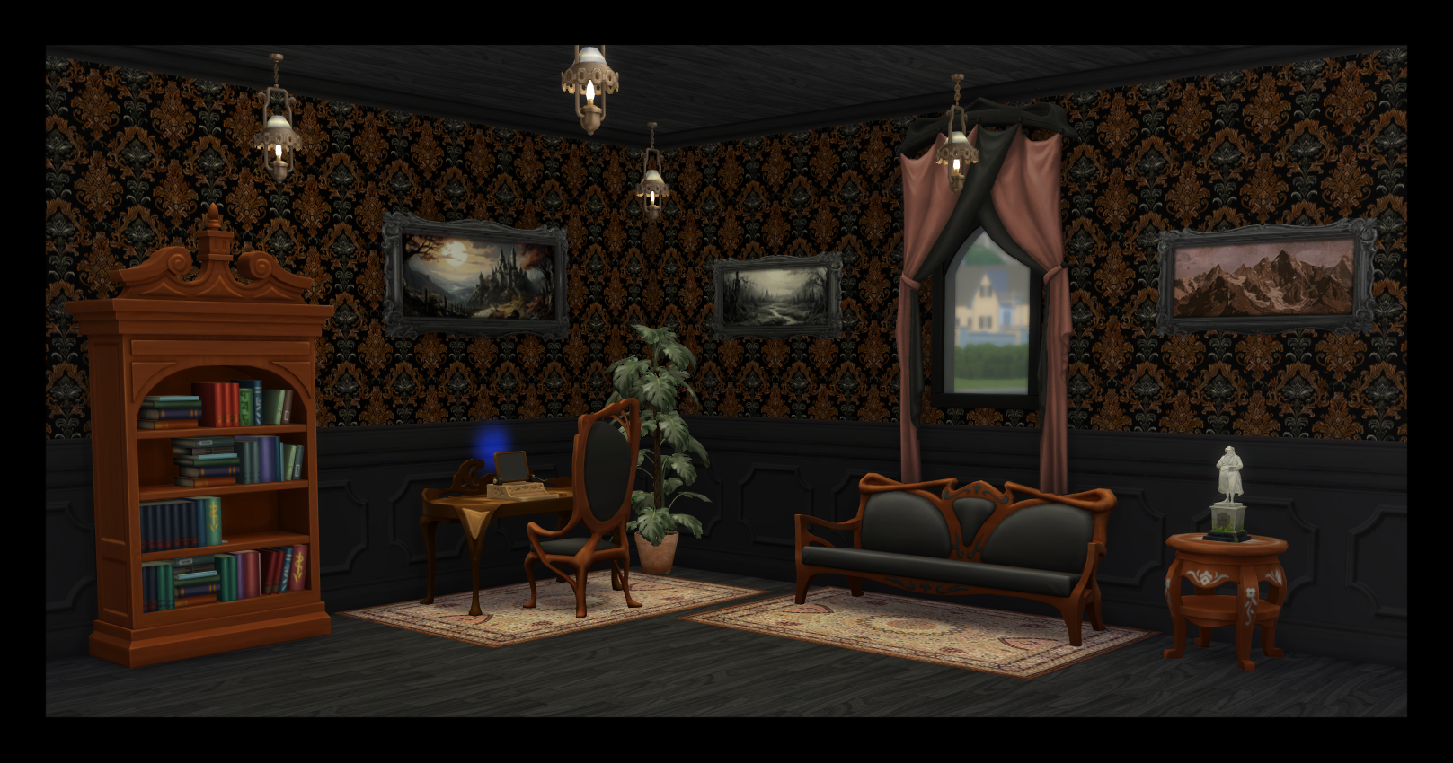 Darkly Gothic Paintings - Gallery - The Sims 4 Build / Buy - CurseForge