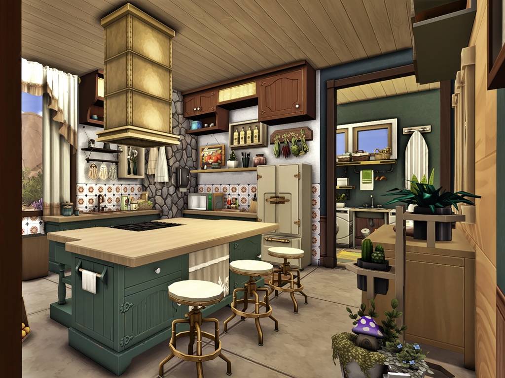 Cozy Home - Kitchen 1 - Gallery - The Sims 4 Rooms / Lots - CurseForge