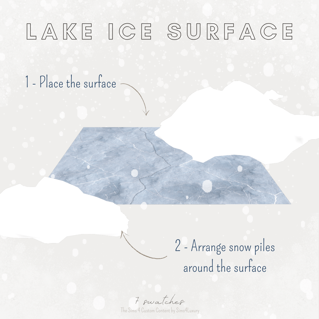 Sims4Luxury - Christmas 2023 - Lake ice surface - The Sims 4 Build ...