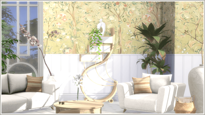 Panoramic Wallpaper for Living Room - Gallery - The Sims 4 Build / Buy ...