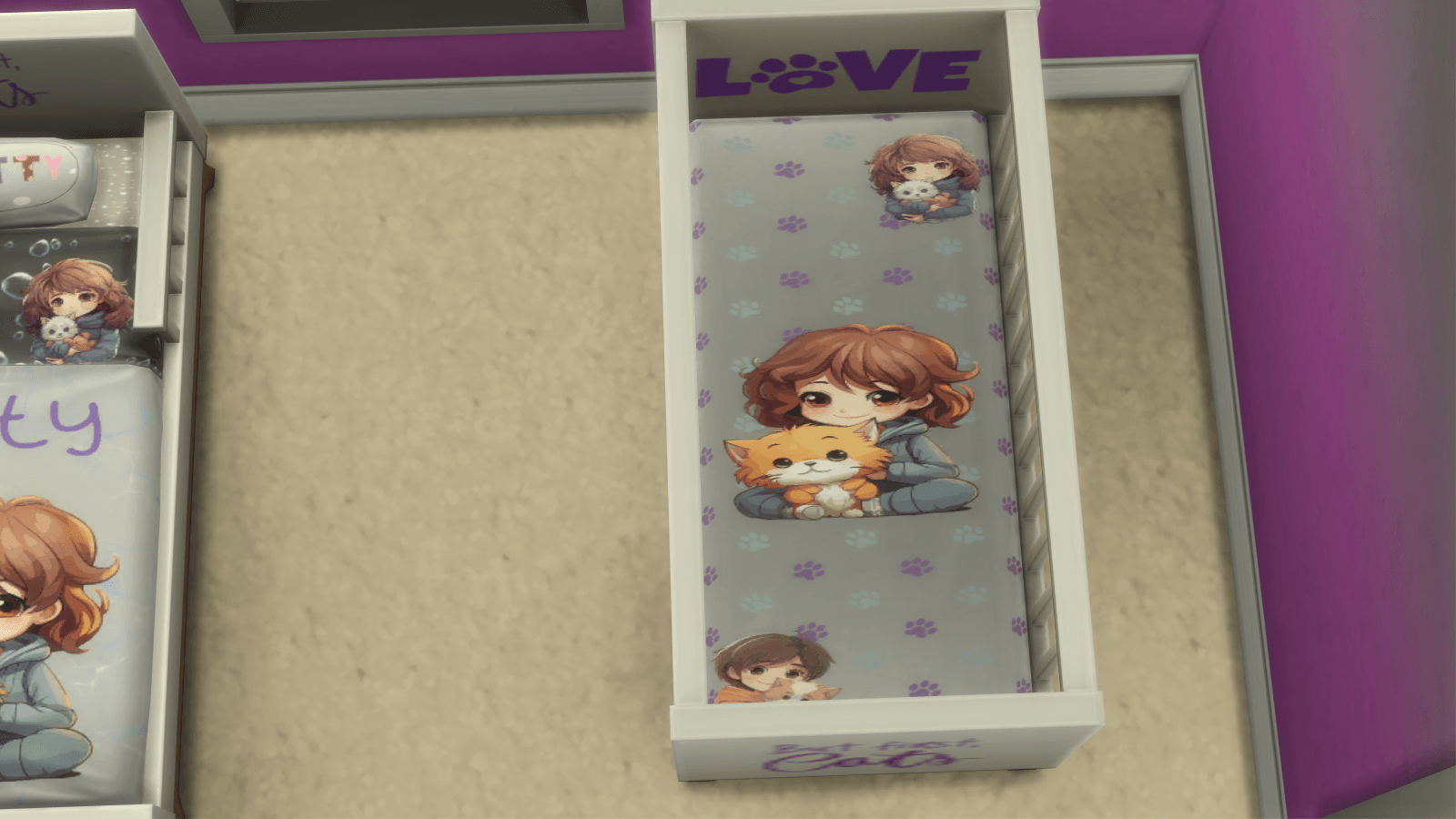 The Kitty Infant Crib Recolor (Base Game) - Gallery - The Sims 4 Build ...