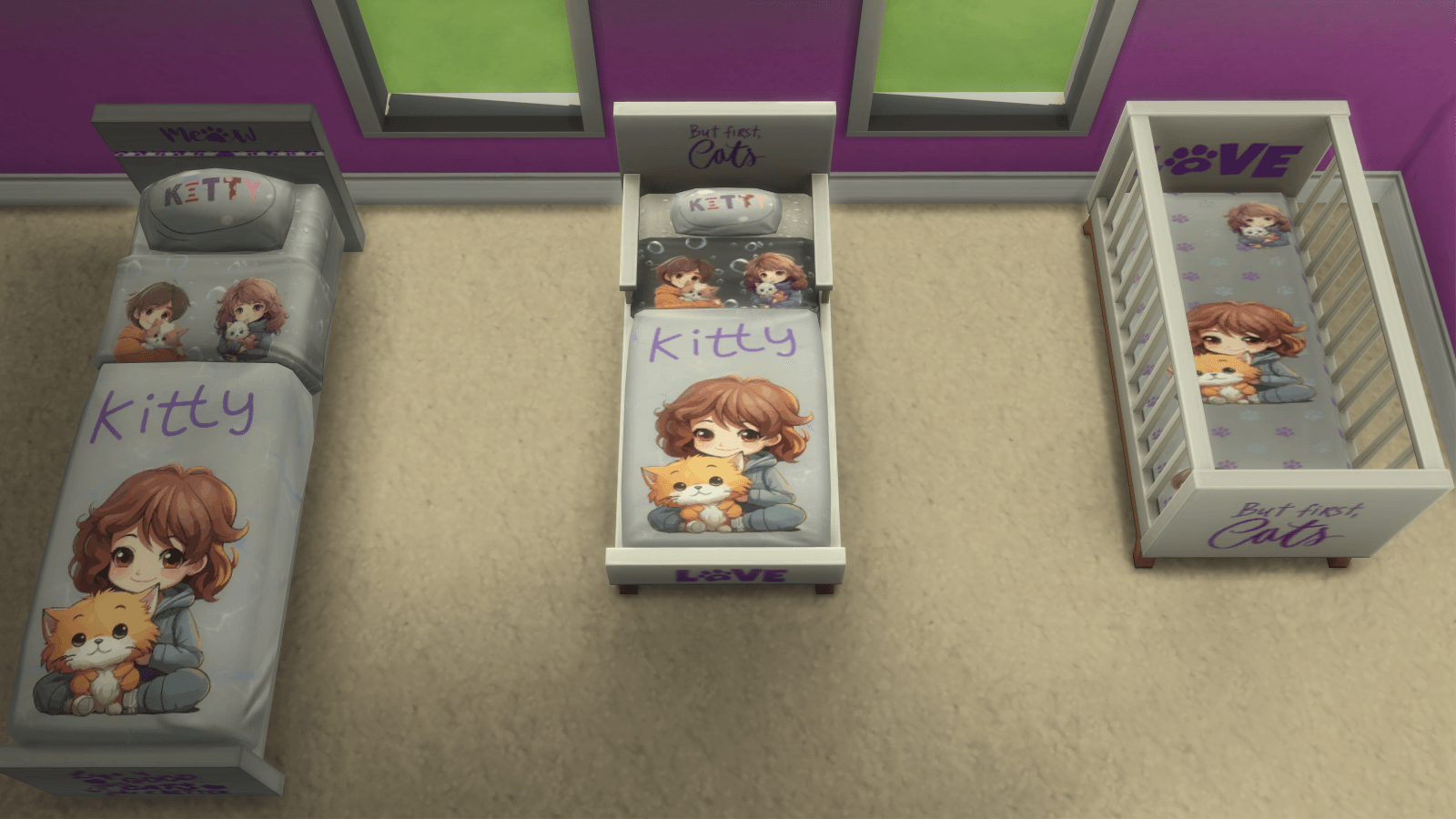 The Kitty Infant Crib Recolor (Base Game) - Gallery - The Sims 4 Build ...