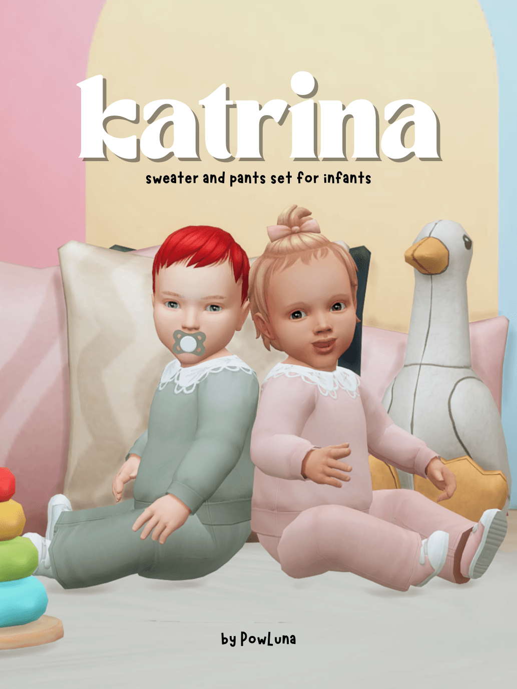 KATRINA - infant top & bottom - The Sims 4 Create a Sim - CurseForge