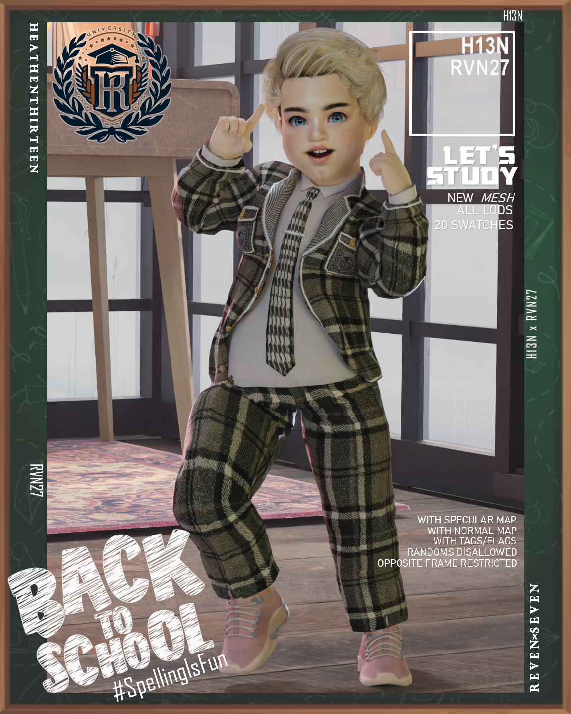 Toddler's Open Contrast Trim Pocket Jacket Winter School Uniform - The ...