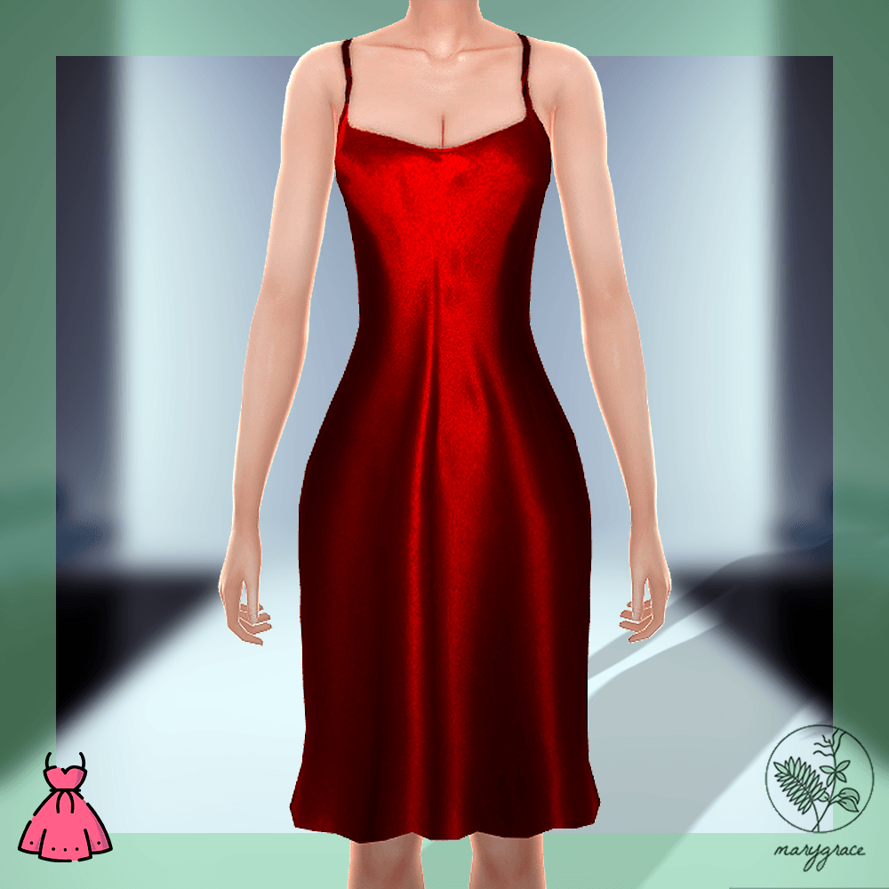 SLEEP SILK DRESS #88 - The Sims 4 Create a Sim - CurseForge