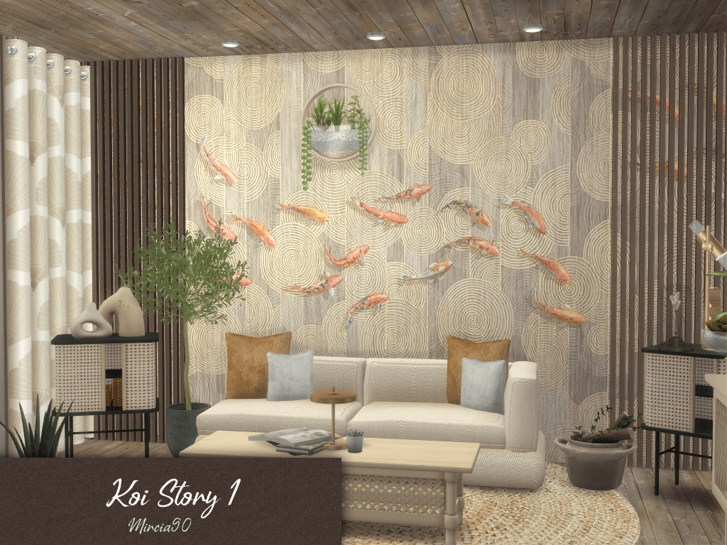Wallpaper Koi Story #1 - Gallery - The Sims 4 Build / Buy - CurseForge