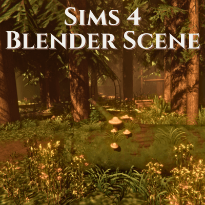 Beautiful Forest - AFTERNOON | Sims 4 Blender Scene - Gallery - The ...