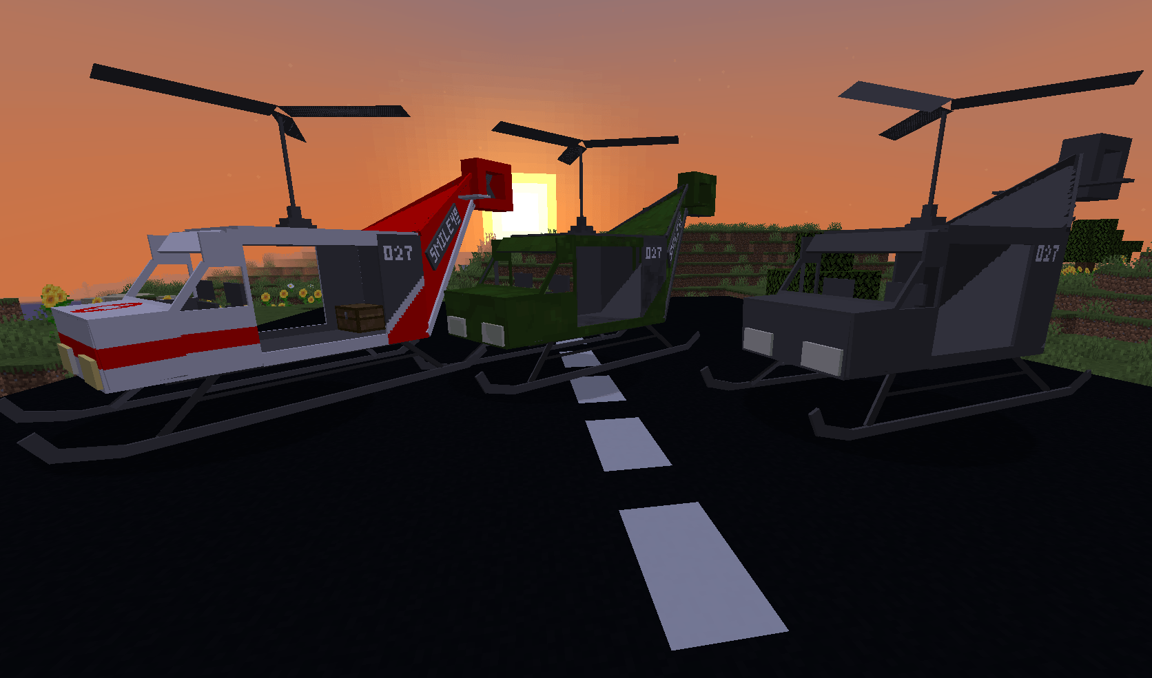 Emergency car and helicopter by JCC - Gallery - Minecraft Mods - CurseForge