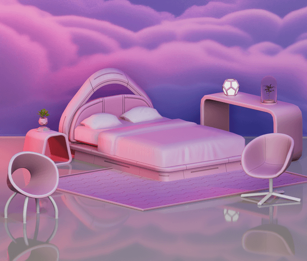 Cyber Pink Bedroom Set - Gallery - The Sims 4 Build / Buy - CurseForge