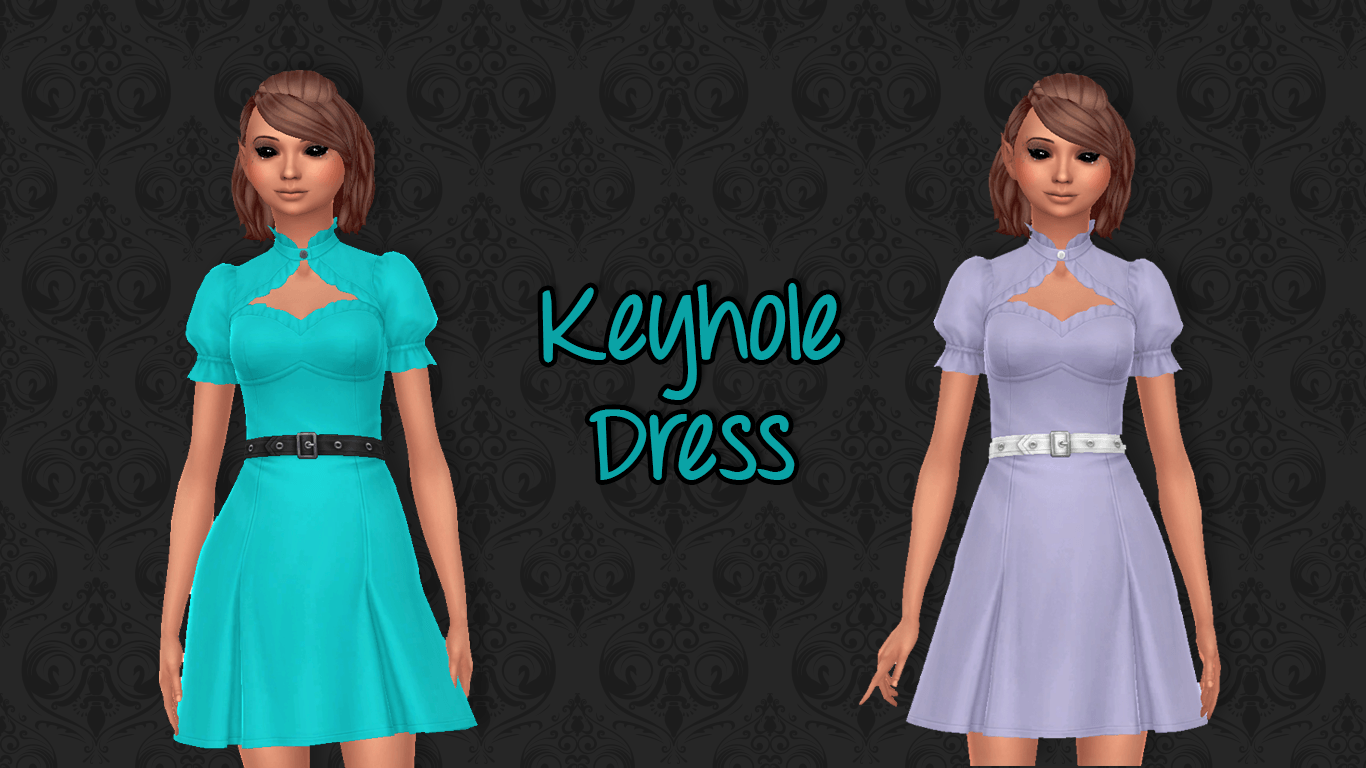 Keyhole Dress - Gallery - The Sims 4 Create a Sim - CurseForge