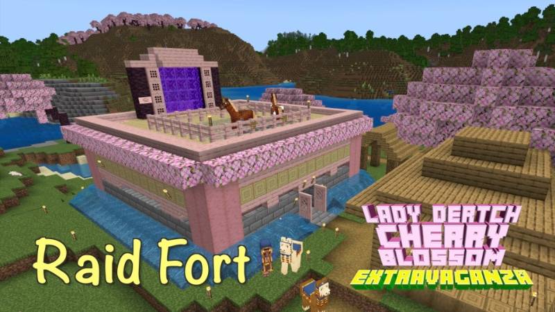 Lady Dertch Cherry Blossom Extravaganza - Gallery - Minecraft Bedrock ...