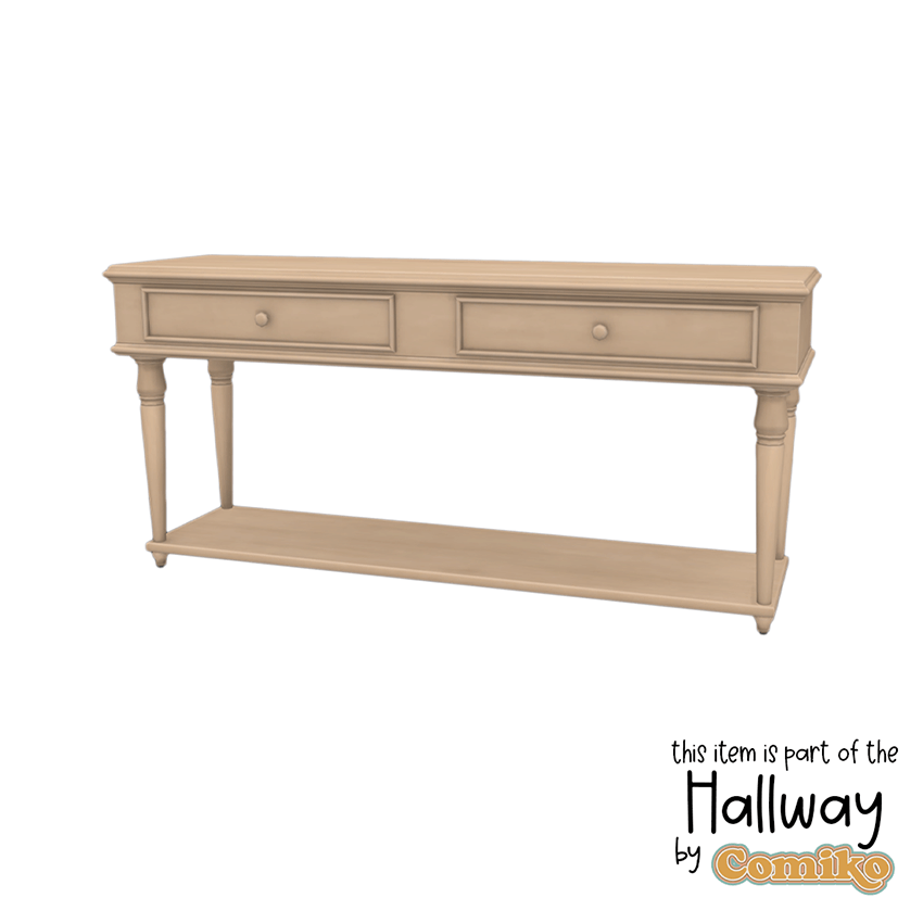 Comiko - Hallway Console - Gallery - The Sims 4 Build / Buy - CurseForge