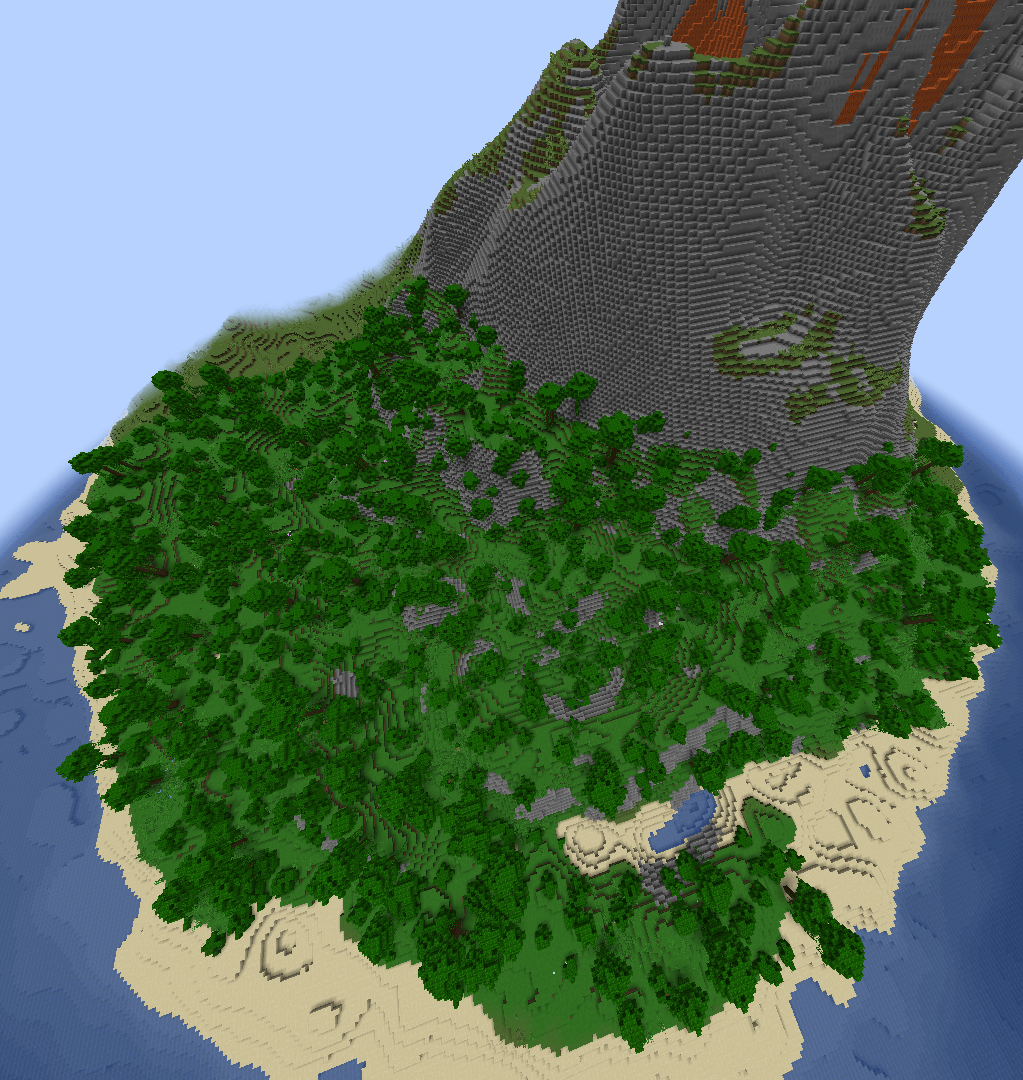 Stranded Island - Volcano - Gallery - Minecraft Worlds - CurseForge