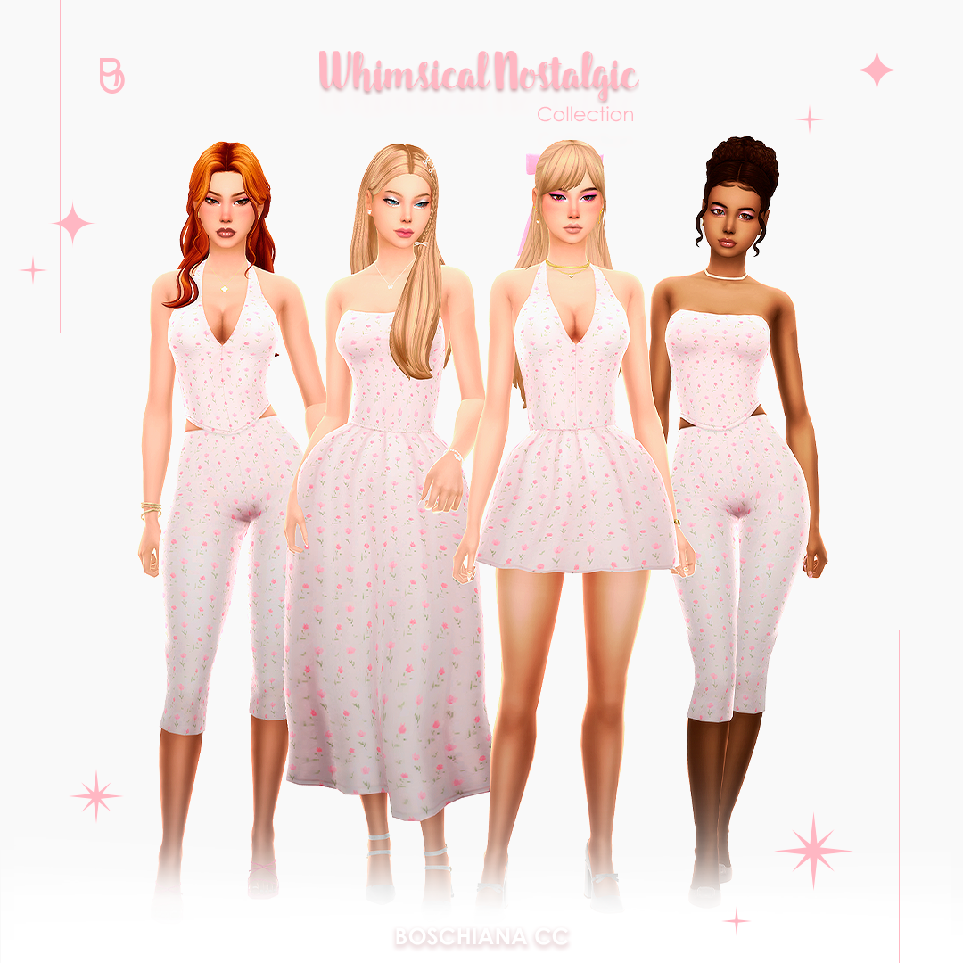 Woman Short Dress - Marilyn - Version 1 - Gallery - The Sims 4 Create a Sim - CurseForge