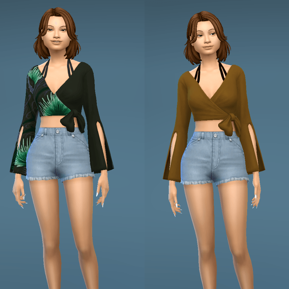 Aloha Halter Top - Gallery - The Sims 4 Create a Sim - CurseForge