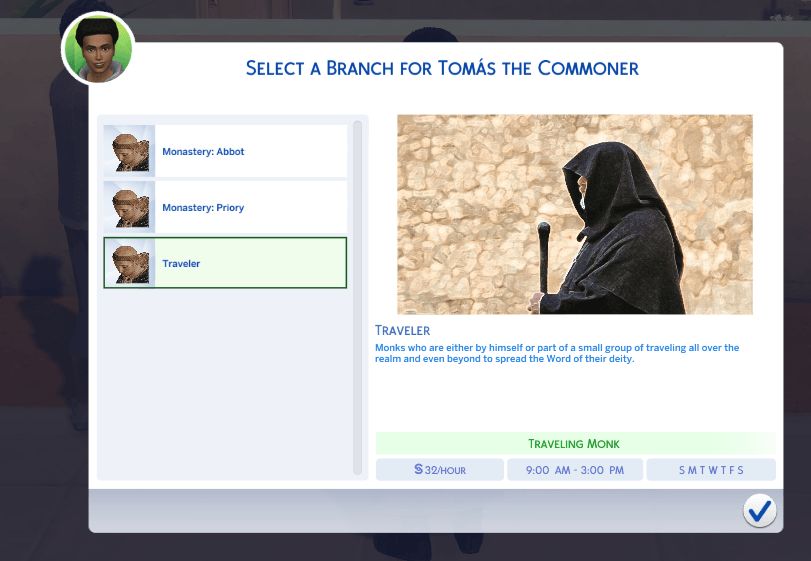 Medieval Monk Career - Gallery - The Sims 4 Mods - CurseForge