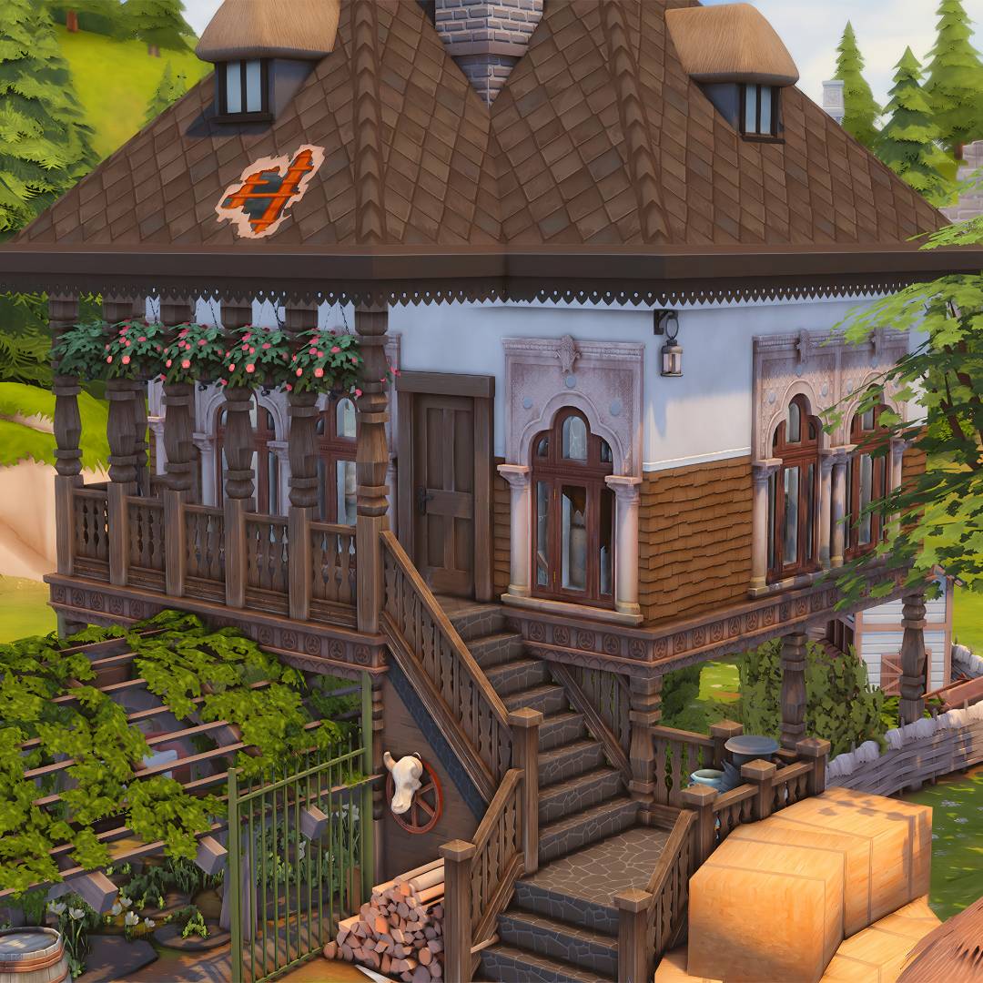 Traditional house in Transylvania 🧛 (RO) - Gallery - The Sims 4 Rooms ...