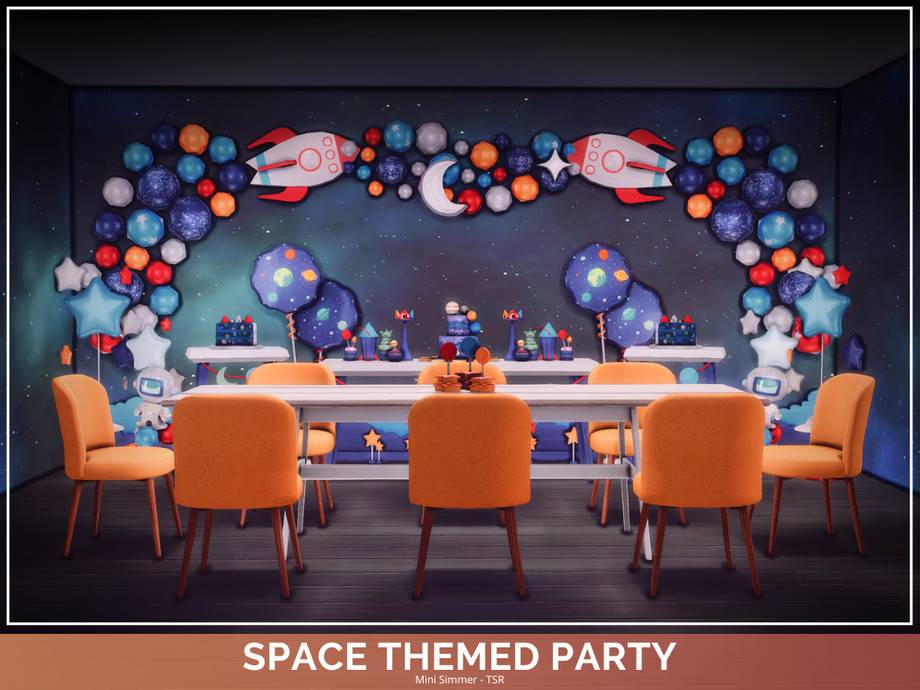Space Themed Party - Gallery - The Sims 4 Rooms / Lots - CurseForge