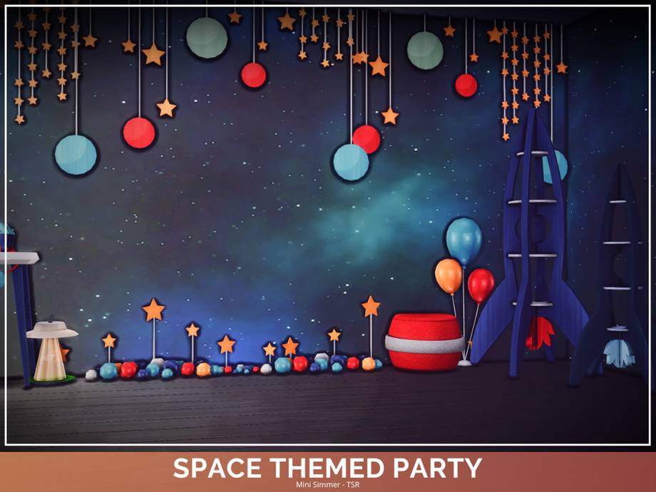 Space Themed Party - Gallery - The Sims 4 Rooms / Lots - CurseForge