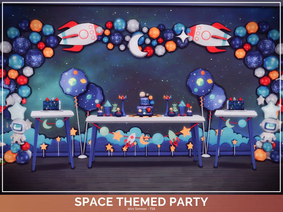 Space Themed Party - Gallery - The Sims 4 Rooms / Lots - CurseForge